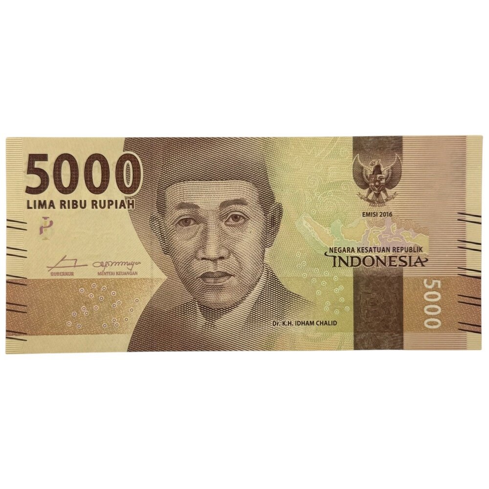 Индонезия 5000 рупий 2016 г. (2018 г. ) (Серия BAH)