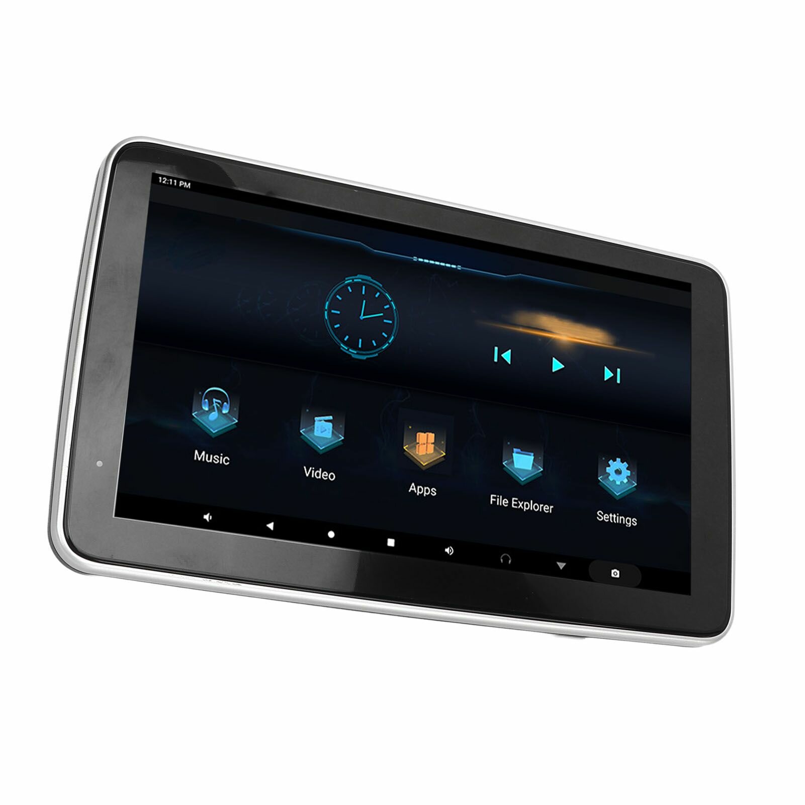 Монитор в подголовнике автомобиля для Android 9,0, 10,1-дюймовый сенсорный экран IPS, 1024 x 600, 2 ГБ ОЗУ, 32 ГБ ПЗУ для транспортных средств