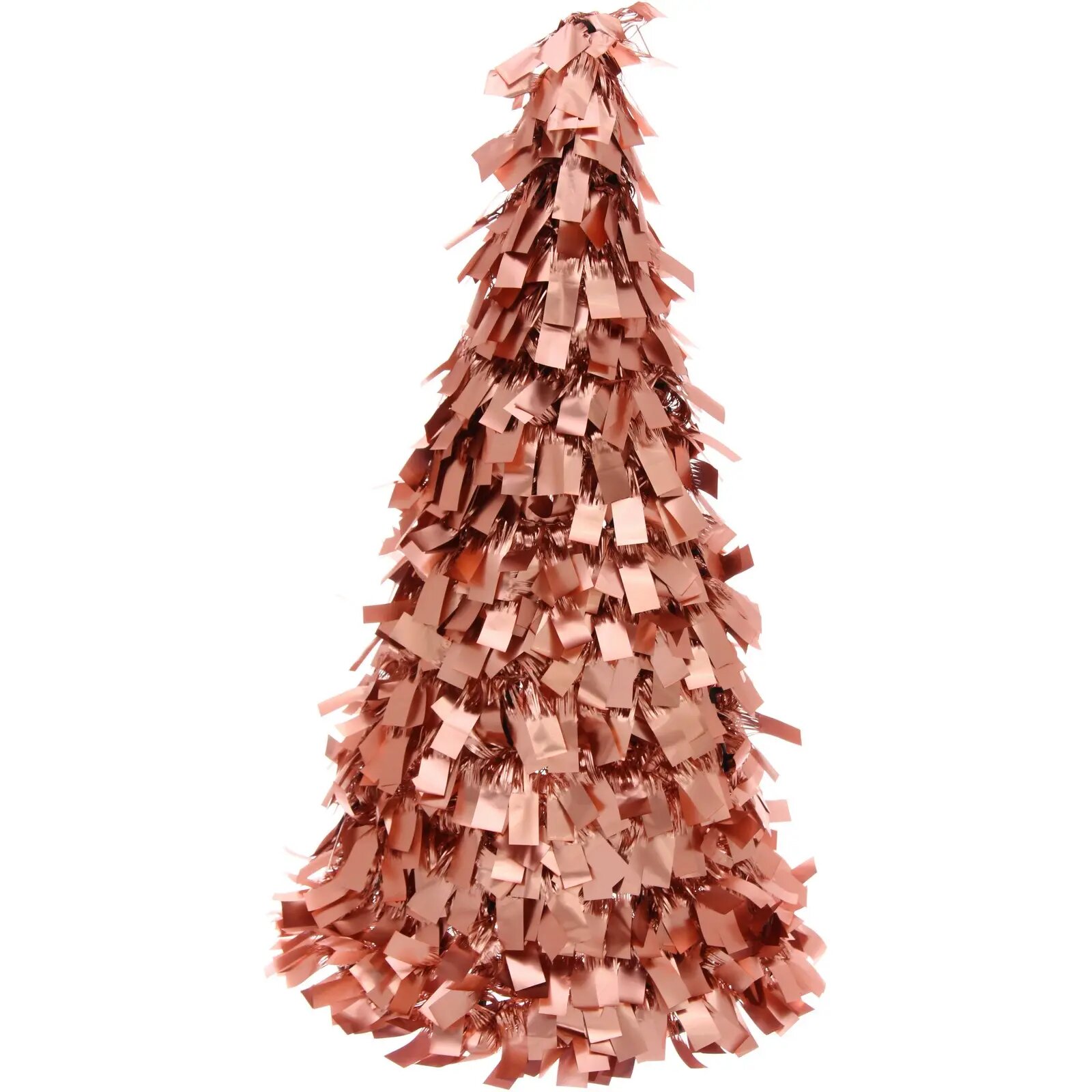 Декоративная елка TINSEL «Волшебные переливы» 50 см, медный, блестящий для новогоднего декора