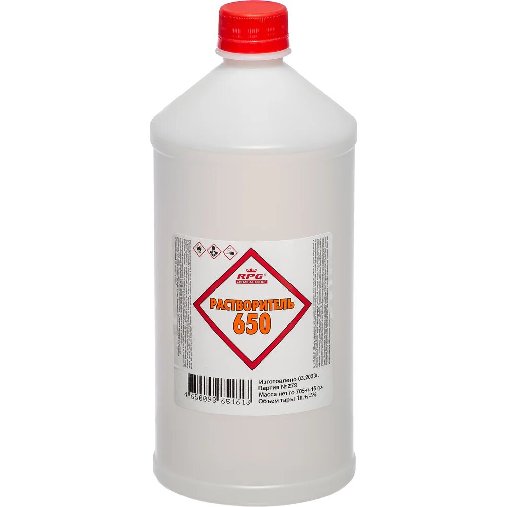 Растворитель RPG 650, ПНД 1 л. 4650098651613