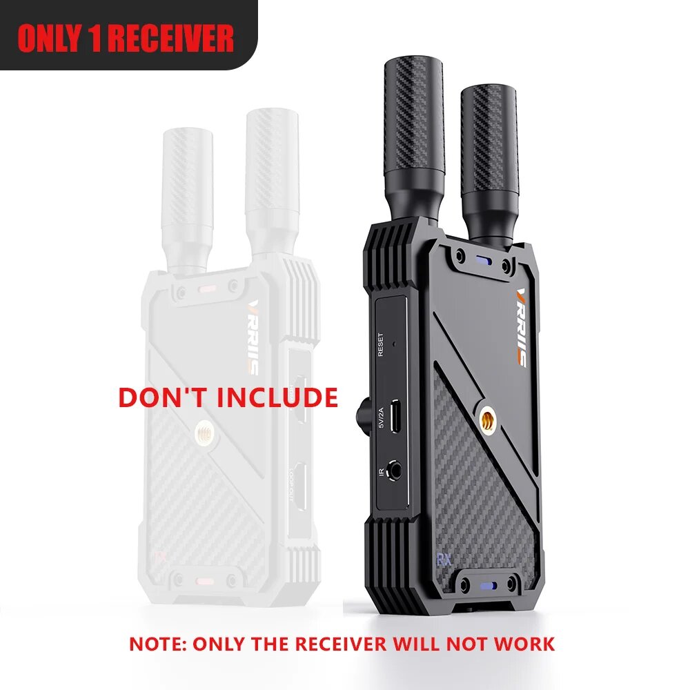 Беспроводной HDMI удлинитель VNNBBS VRRIIS 400M 1080P Only 1 Receiver, EU Plug