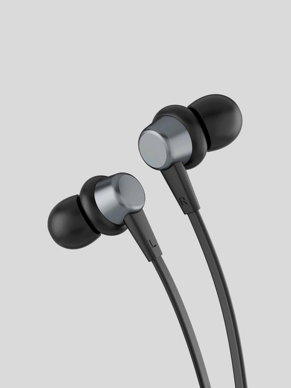 Наушники проводные Stereo Blaze для телефона и планшета (iOS/Android) с микрофоном (Type-C), графит, Deppa 44223