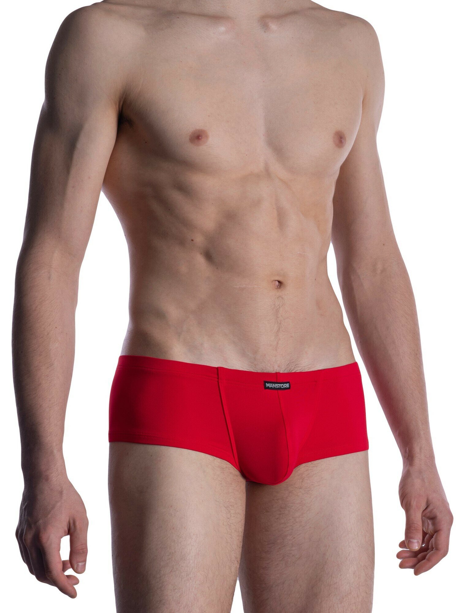 Трусы-хипсы "M800 - Hot Pants Red" / Manstore / Красный / Размер S