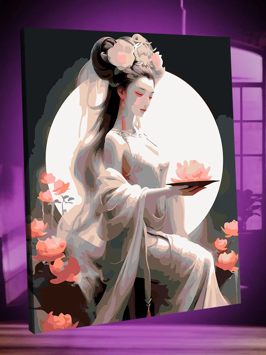 Картина по номерам Гейша