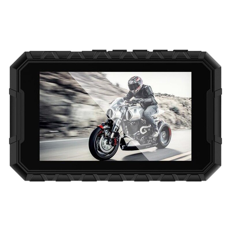 Видеорегистратор, для мотоциклов, 1080P, двойной, с GPS, Wi-Fi, 3.0"