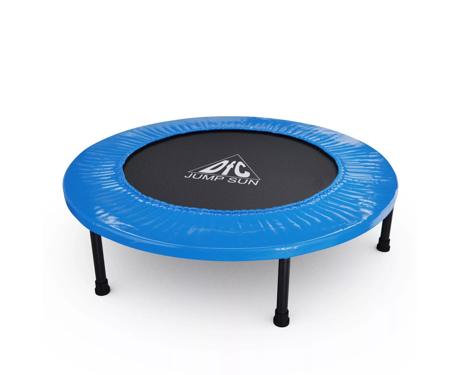 Батут DFC JUMP SUN (SD1803033Z-B) синий, круглый, для дома, улицы, максимальная нагрузка 100кг