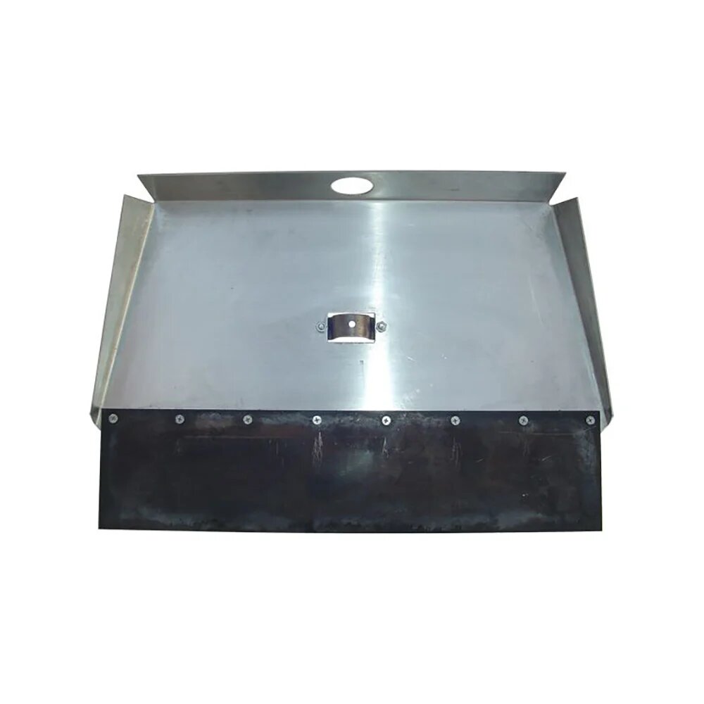 RUSСАД Лопата-движок 500x320x2мм на века алюминиевый 3-х бортный с накладкой 12см сталь 65Г 7698