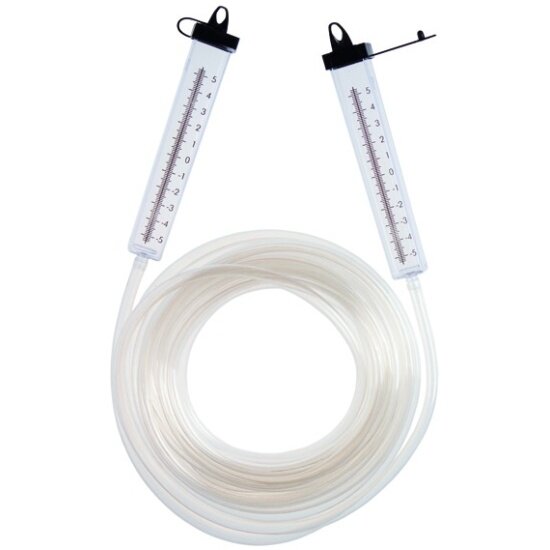 Ремоколор Строительный уровень водяной, 5м, внутренний диаметр 6мм, шкала колбы 100мм, 21-0-005