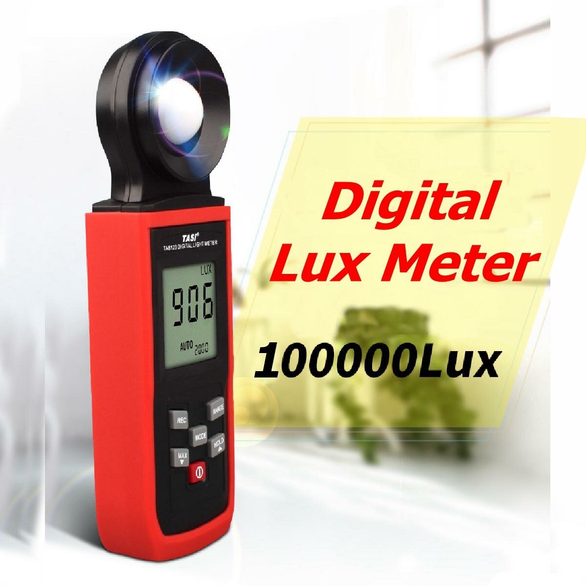 【Специальное предложение】0-100000 Люкс ЖК-дисплей Цифровой люксметр Люминометр Люксметр Тестер освещенности