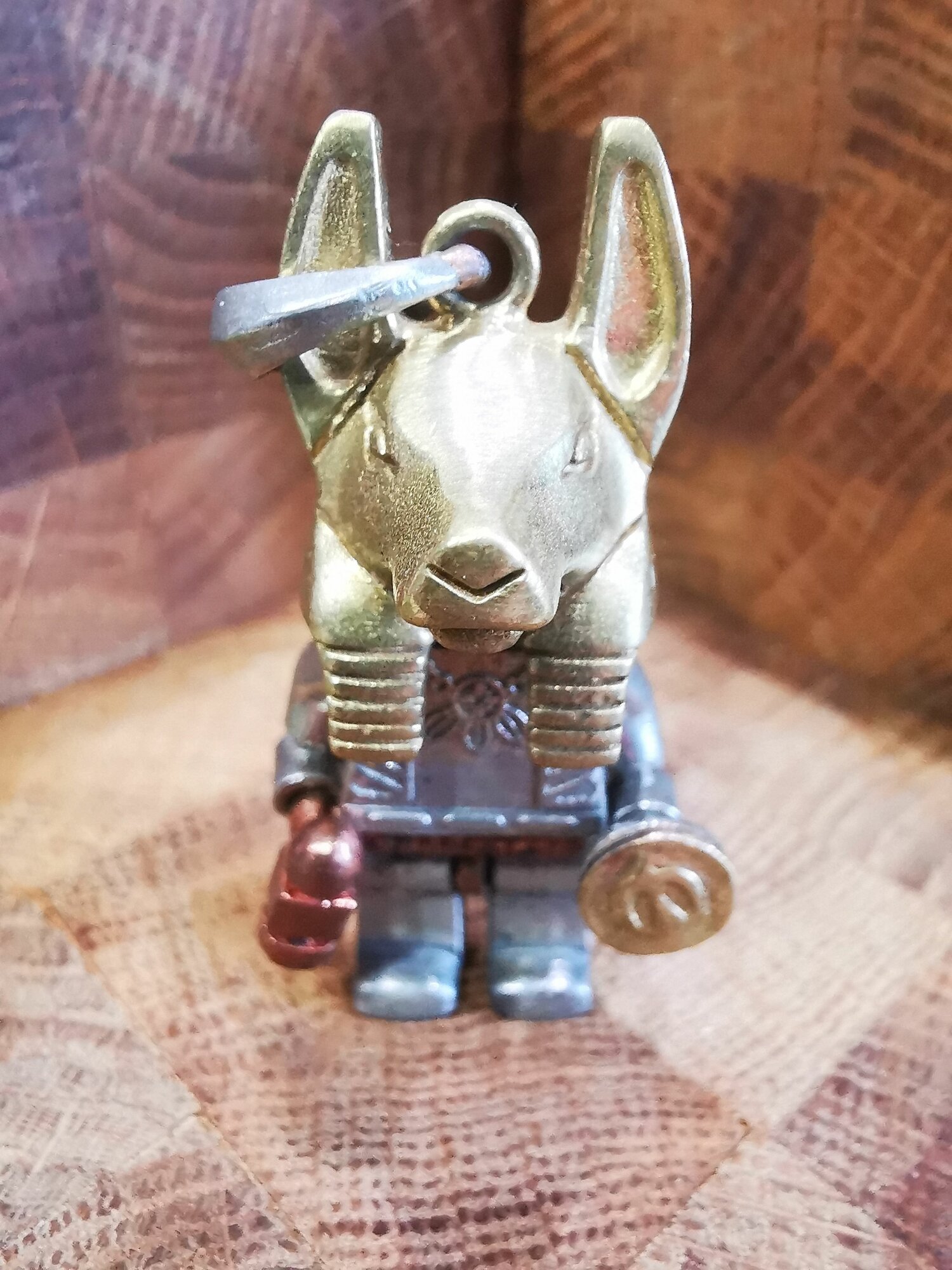 Анубис, коллекционная фигурка из металла для подвесок, брелков