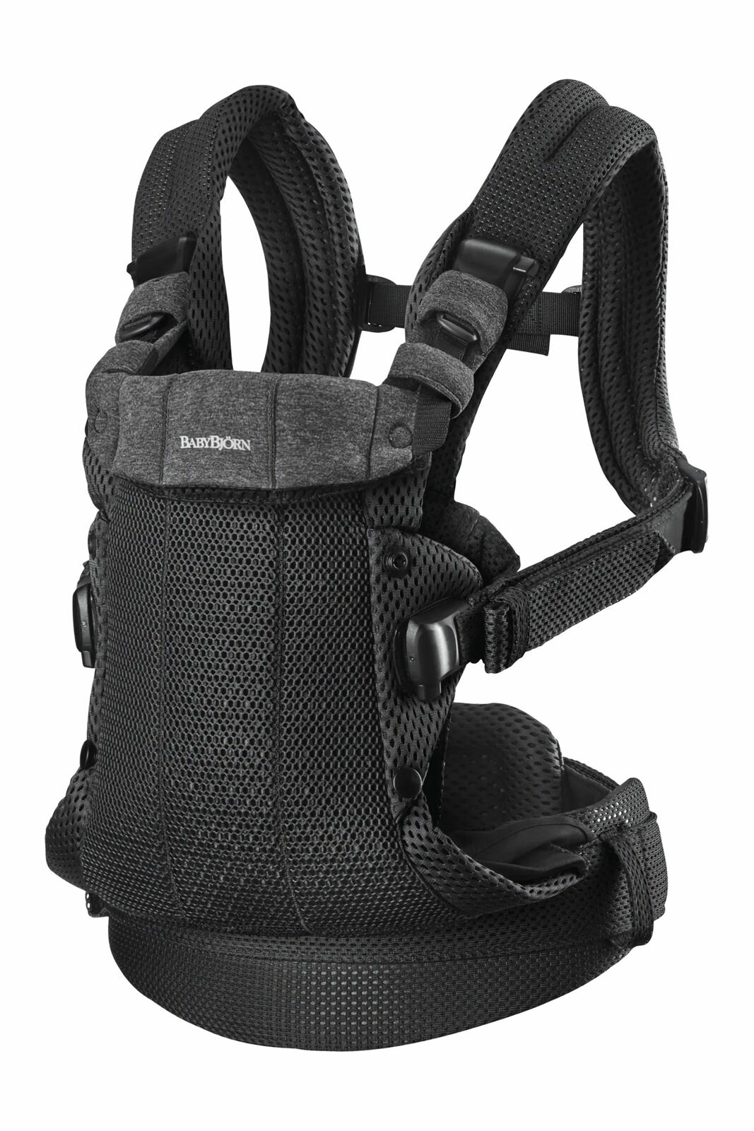 Слинг-эргорюкзак BabyBjorn Harmony 3D Mesh для переноски детей с рождения до 3 лет, Black