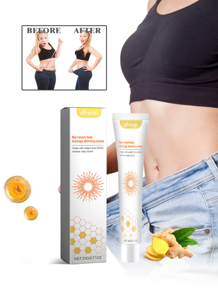 Мазь для придания лимфатической формы телу с пчелиным ядом, укрепляющая кожу тела, улучшающая жирность, мазь для ухода за жиром "до свидания"