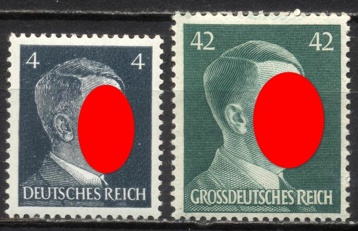 Марка. Германия. 3 Рейх. 1941/44 г. г. Стандарт. Для филателистической коллекции.