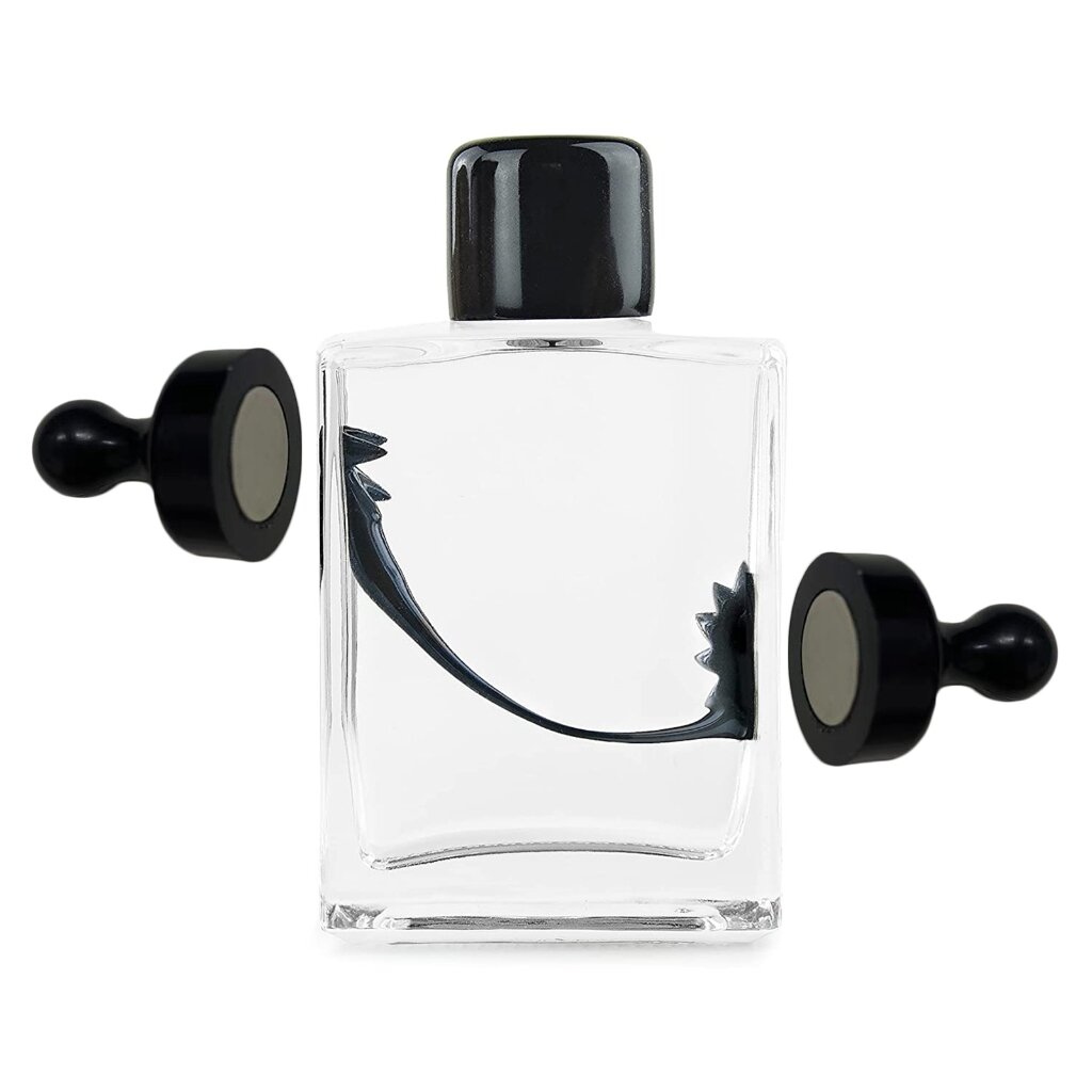 Квадратная магнитная жидкость творческая магнитная декомпрессионная игрушка для взрослых, вентилирующая магнитную жидкость, бутылка с дисплеем