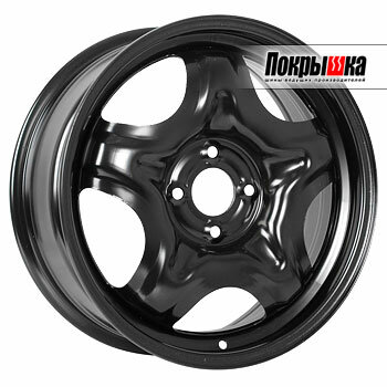 Диски штампованные ТЗСК Renault Sandero 6.5х16/4х100 D60.1 ET37.0, Черный