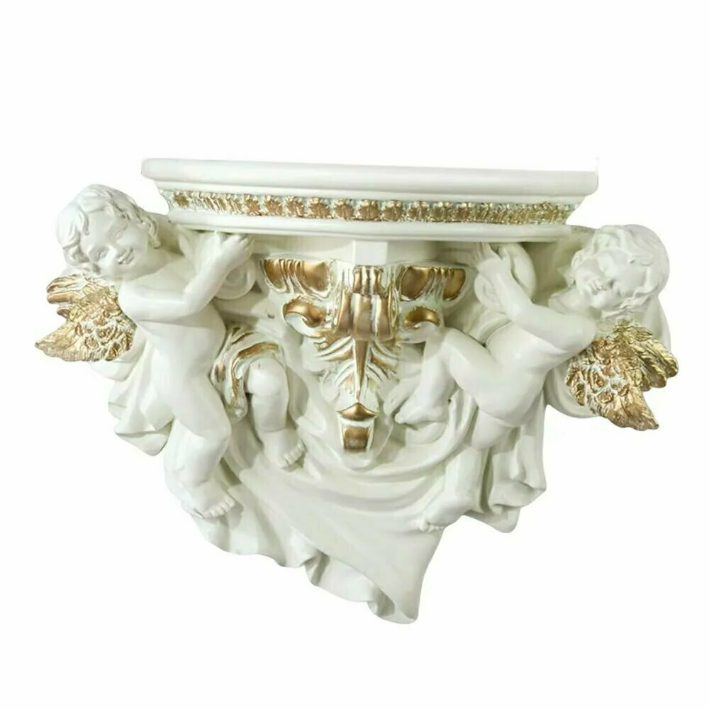 Настенное украшение "Ангел", скандинавский стиль, бежевое, 34x27x16 см