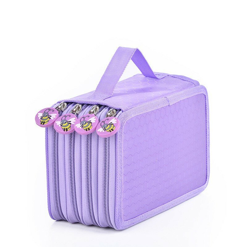 Пенал художественный, с 72 отверстиями, фиолетовый