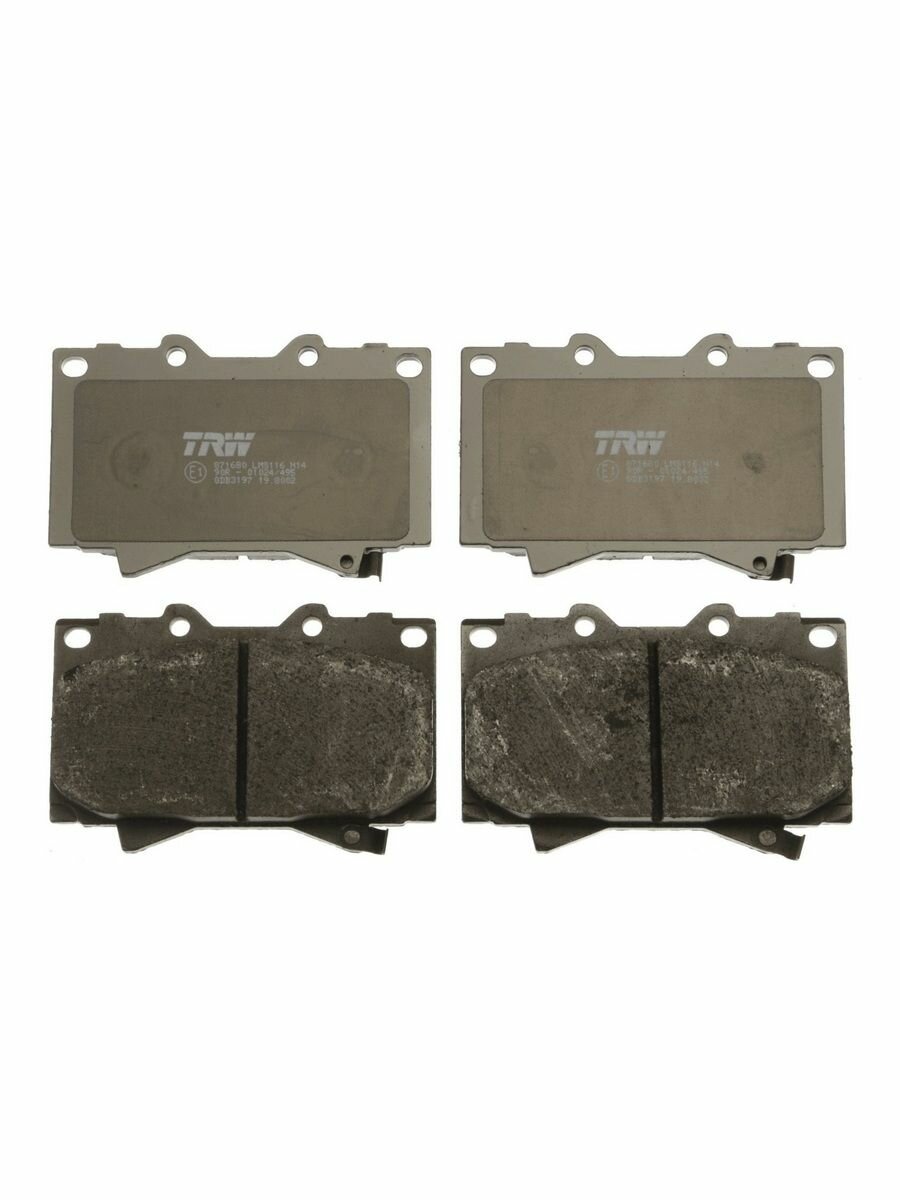 Колодки тормозные дисковые передние для а/м TOYOTA Land Cruiser, Tundra; HONDA Odyssey, TRW GDB3197
