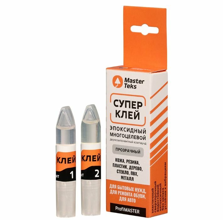 Эпоксидный клей Master Teks многоцелевой 10 г прозрачный