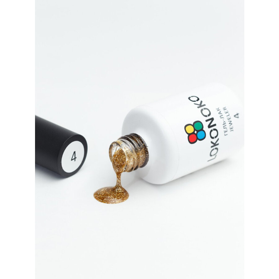 LOKONOKO, Гель-лак jeweler № 4, 8 мл
