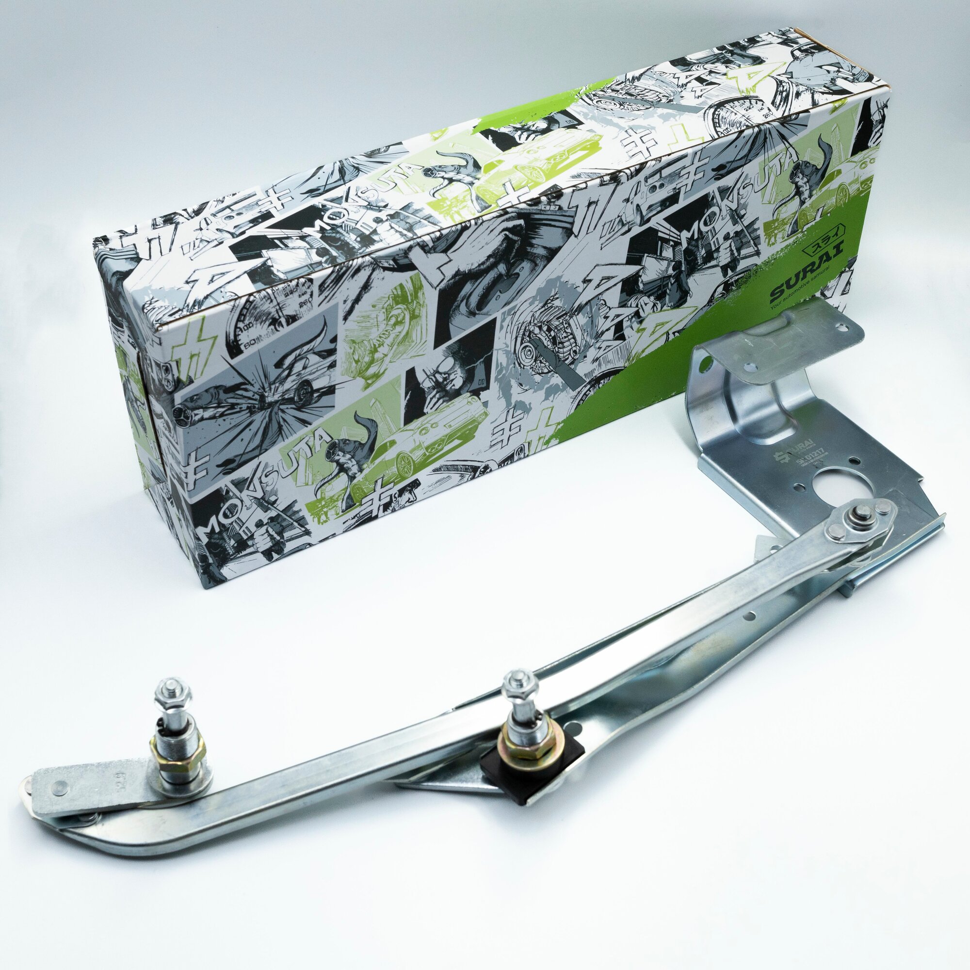 Трапеция стеклоочистителя SURAI для ГАЗ ГАЗель Бизнес (SR 01217, аналог 60520510020)