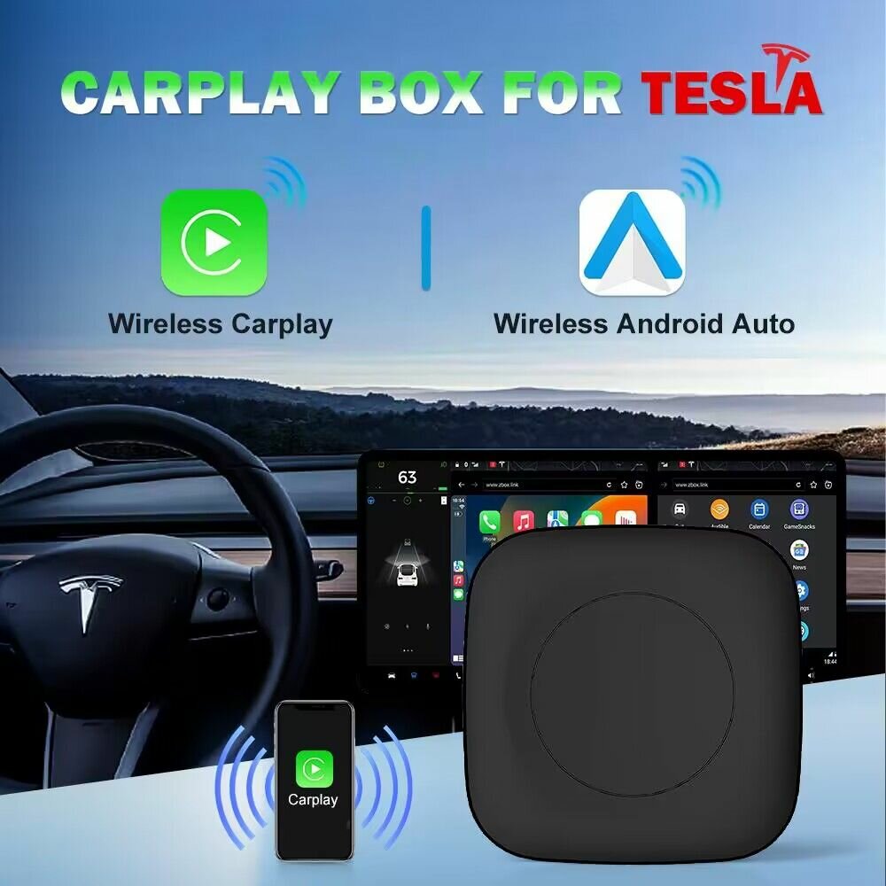 Carplay Ai Box для Tesla Wireless Carplay Wireless Android Auto