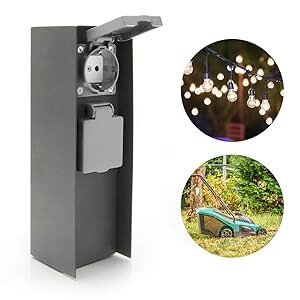 Розетка, влагозащищенная, уличная, садовая, для электрооборудования