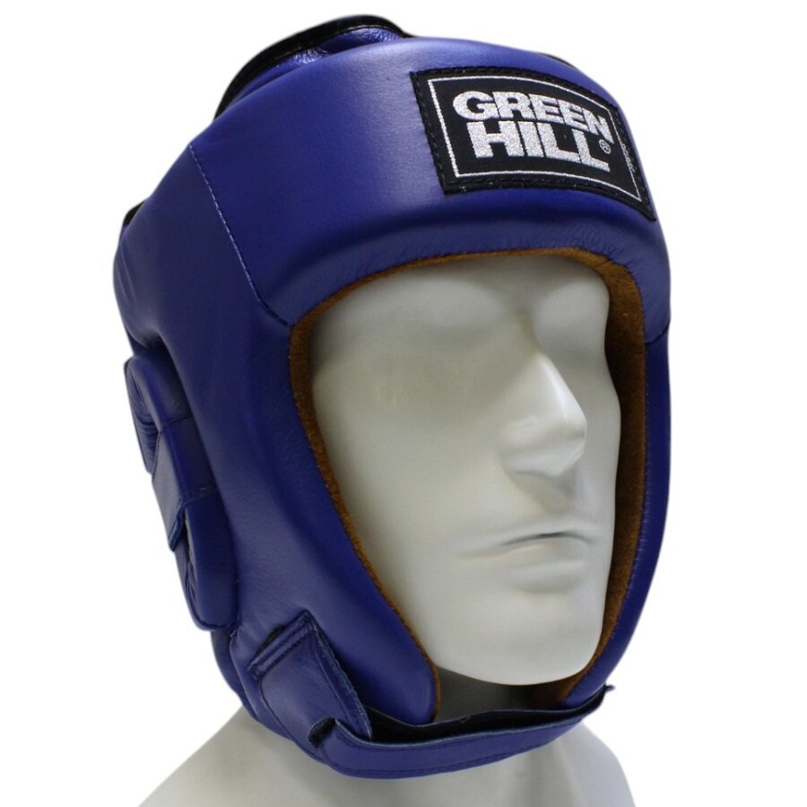 Кикбоксерский шлем Green Hill Best ФКР синий, L