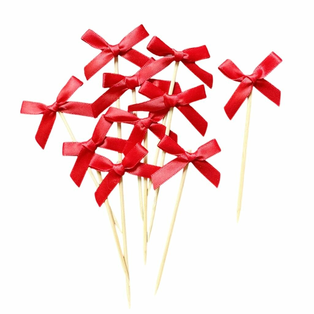10шт инновационные топперы с бахнотом для тортов и кексов на специальном мероприятии, красный