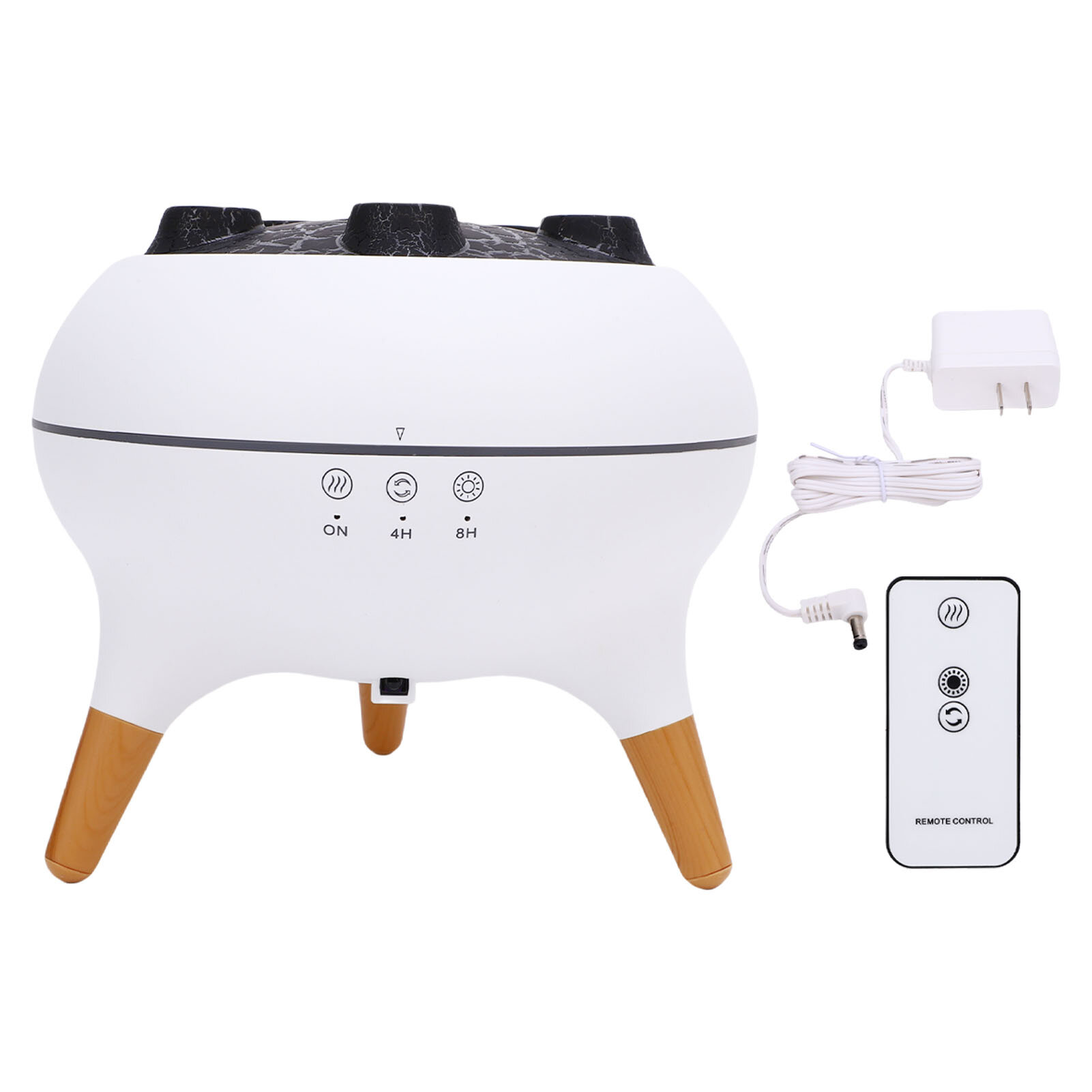 Медзовый диффузор эфирного масла 250 мл ароматерапия диффузора Увлажнитель на рабочем столе со светом и дистанционным управлением для спальни