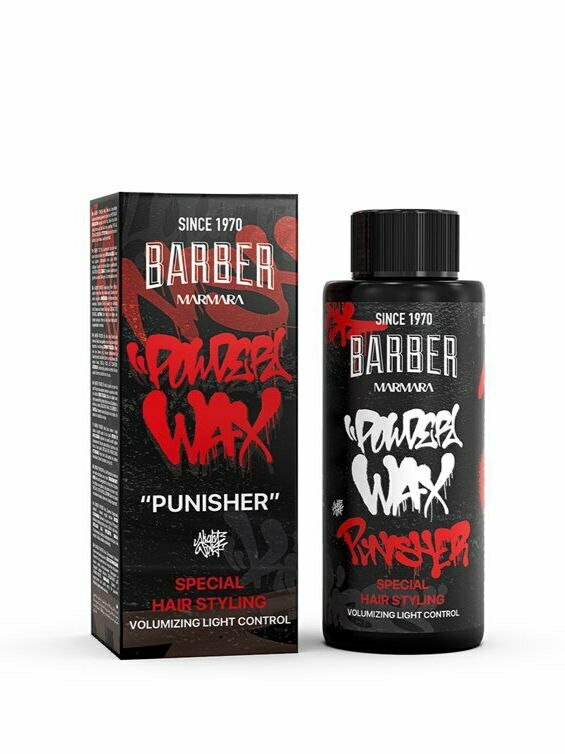 Пудра для волос MARMARA Barber "Powder Wax Punisher", для объёма, для всех типов волос