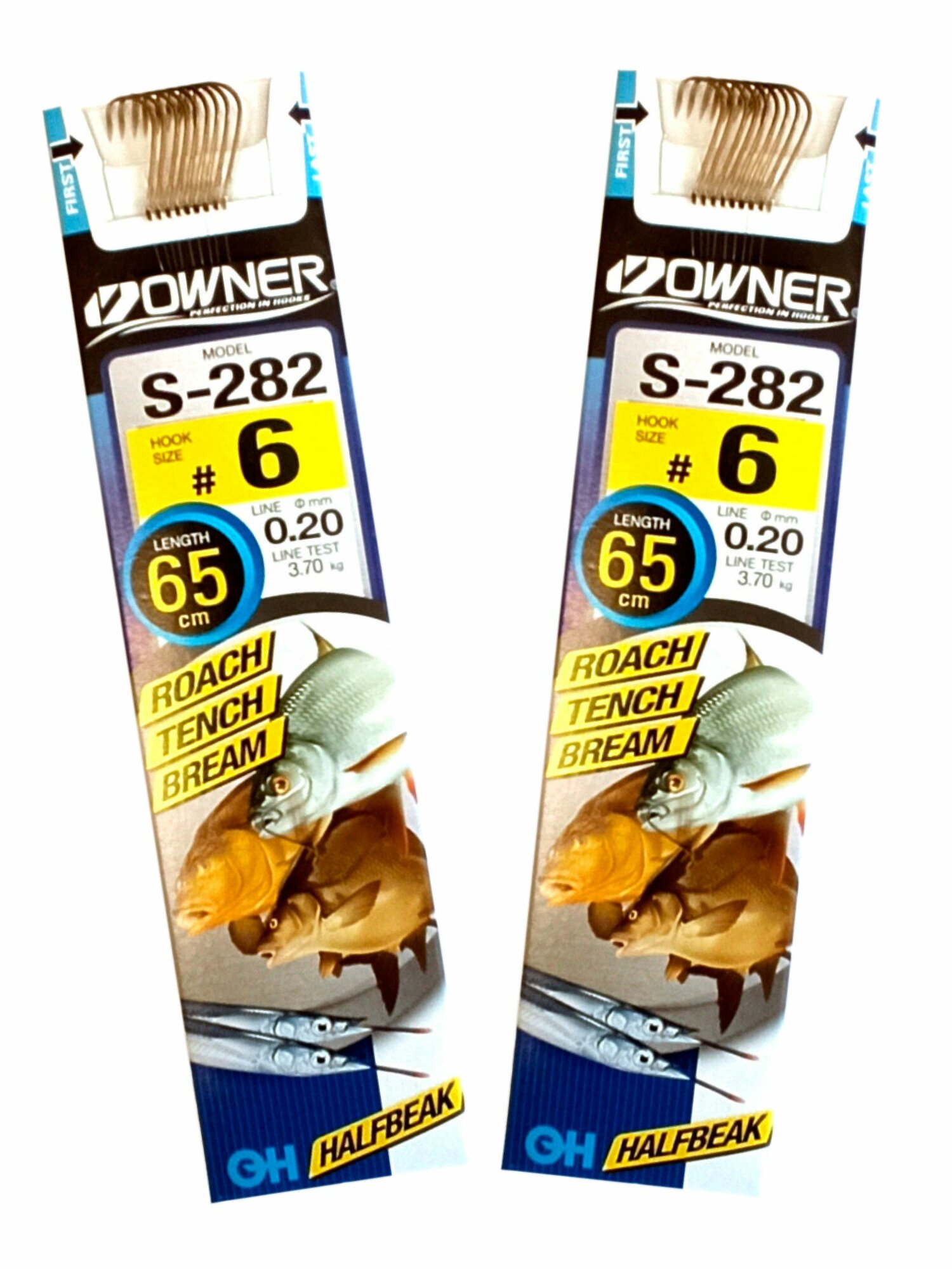 OWNER Поводок готовый S-282 №6 9шт 2 упаковки