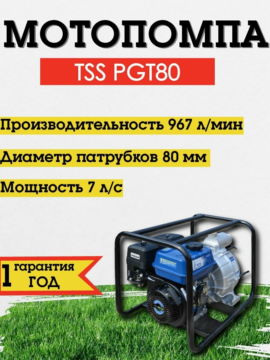 Мотопомпа TSS PGT80