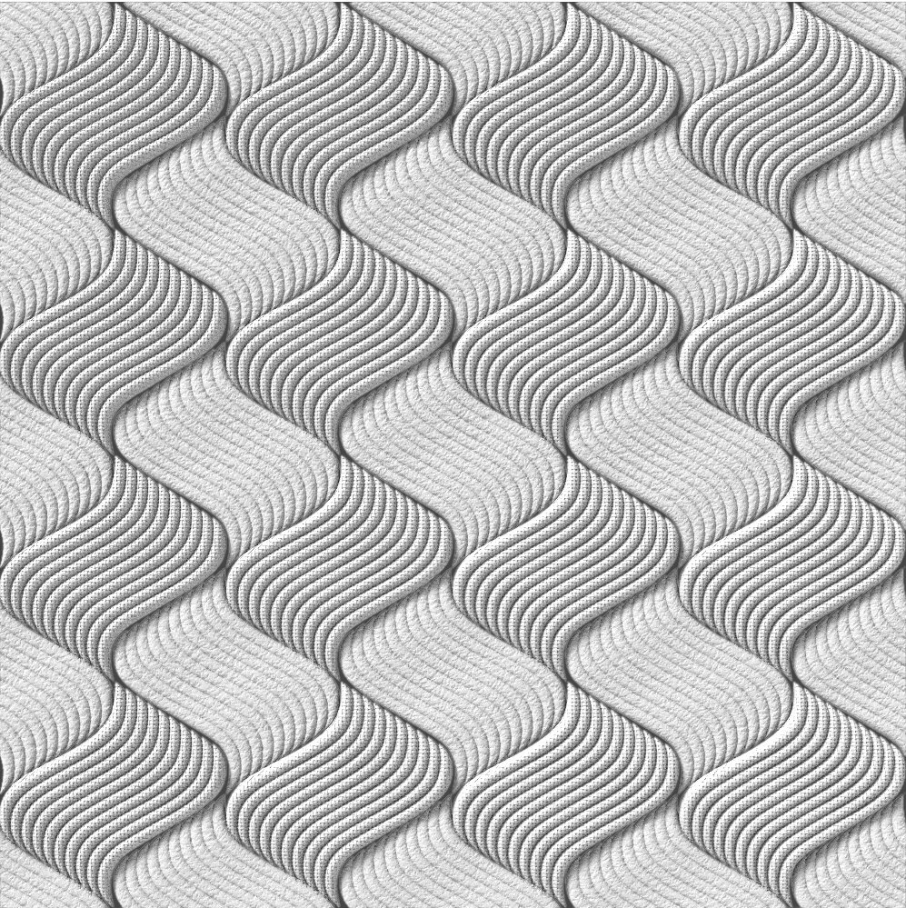 Потолочная плитка без швов(бесшовная) "D519" 6 кв. м,24 шт/Экструдированная/Пенопласт.