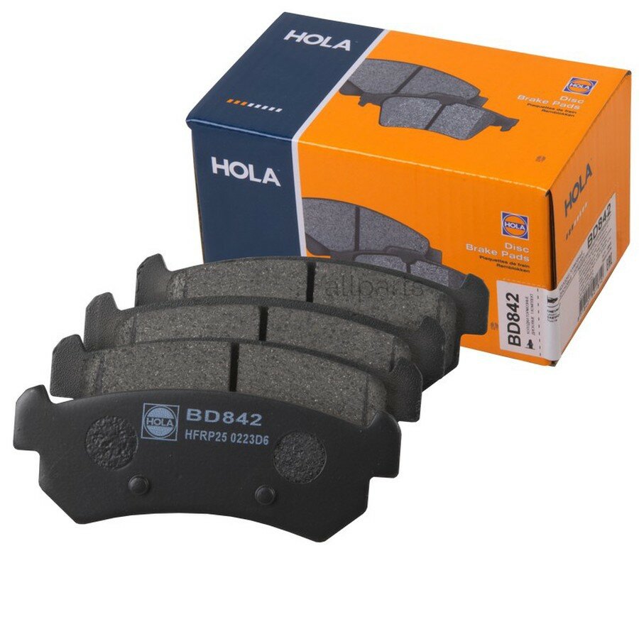 HOLA BD842 Тормозные колодки дисковые (задние) CHEVROLET Lacetti ( -07) DAEWOO Nubira