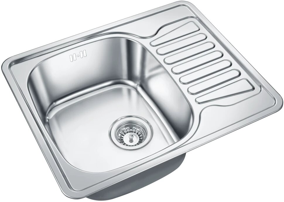Кухонная мойка Emar 5848 58x48 см, полированная сталь