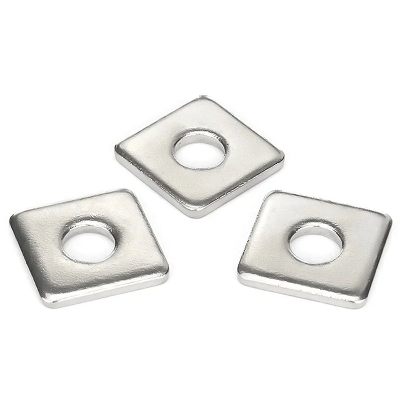 Квадратные шайбы из нержавеющей стали M3-M20 M6x18x1.5mm-5pcs, 304 Stianless Steel