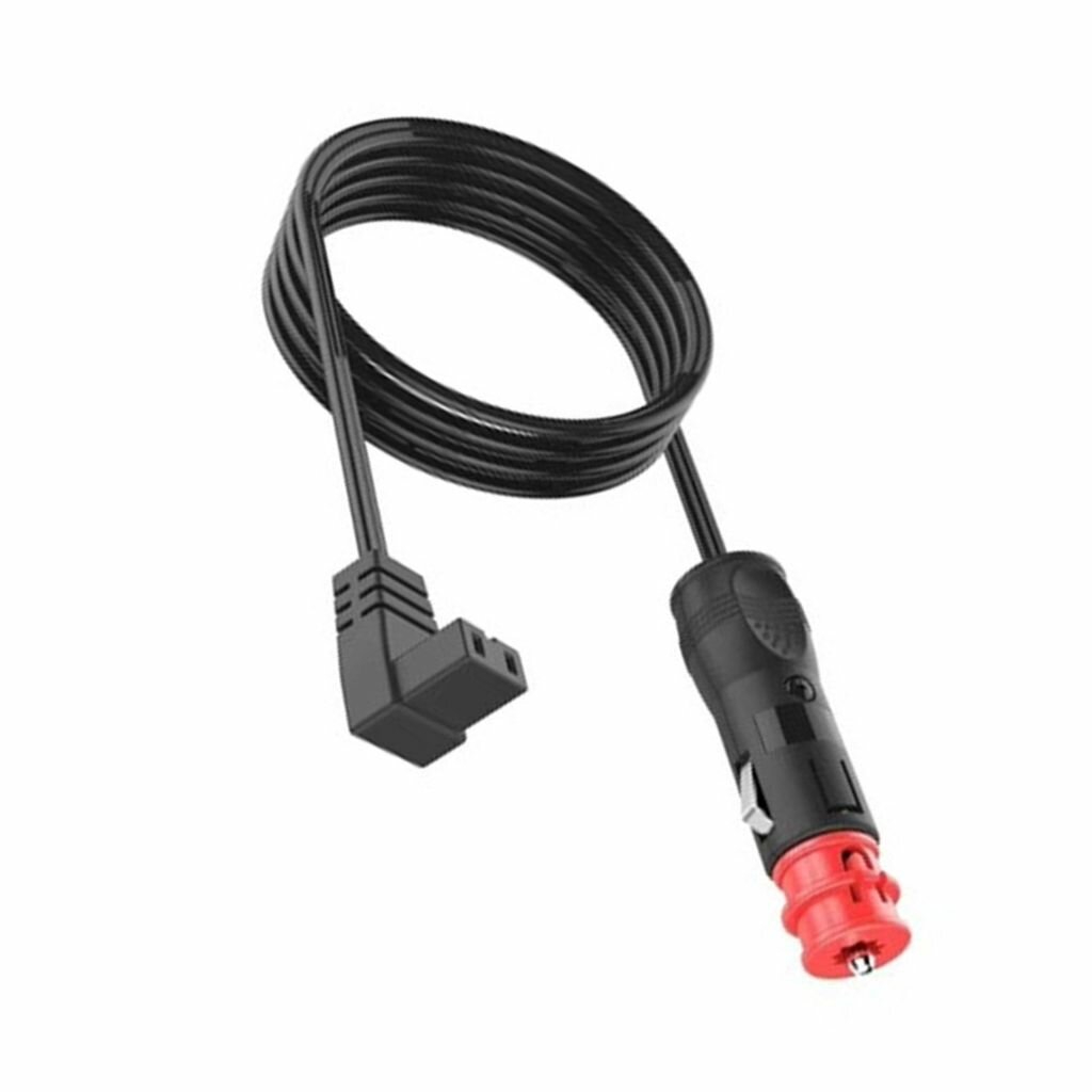 Универсальный кабель питания для автомобильного холодильника с прочным ПВХ шнуром, безопасное 12В решение для мобильных холодильников