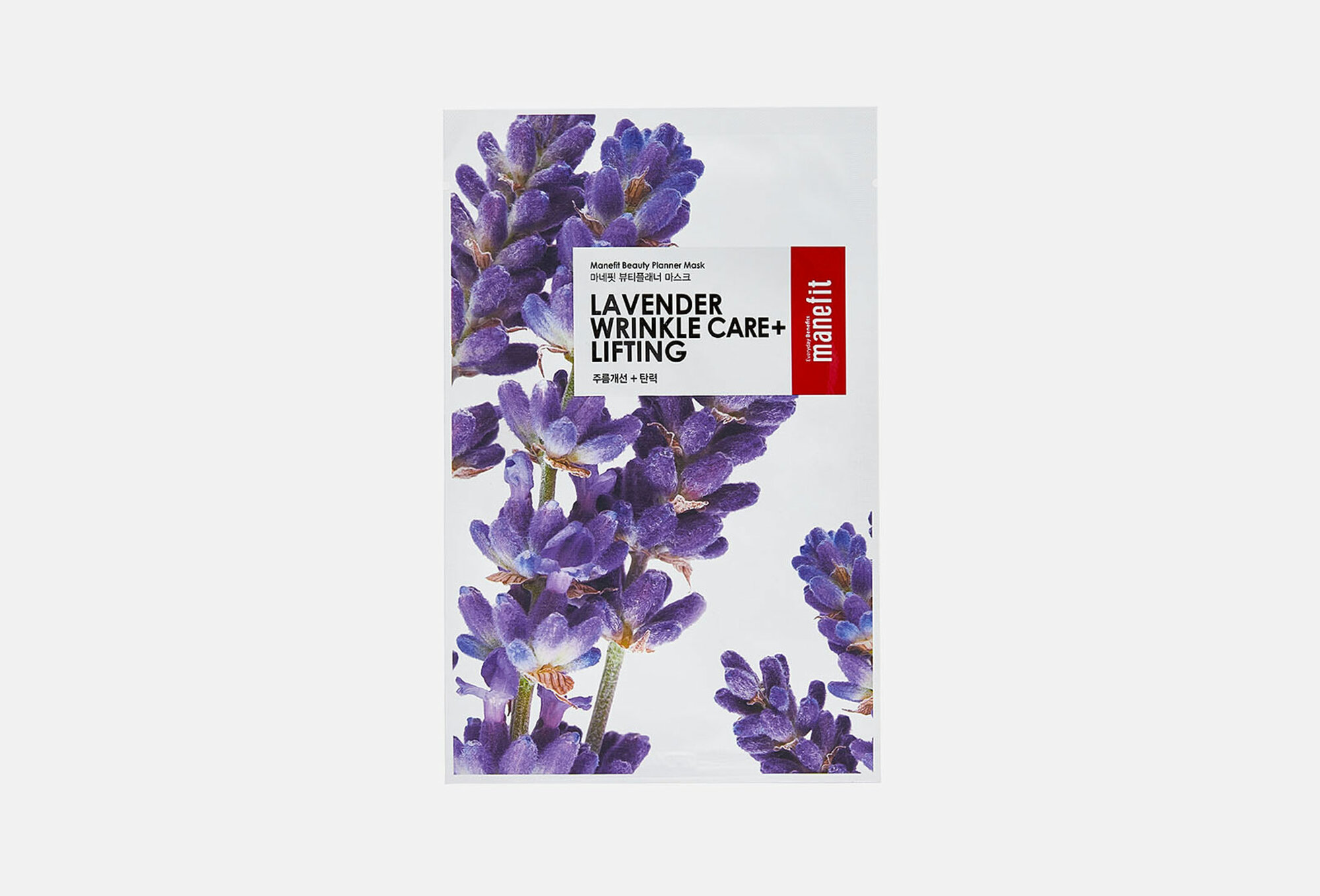 Маска с Лавандой для лифтинга и антивозрастного ухода MANEFIT Beauty Planner Lavender Wrinkle + Lifting Mask 10 г