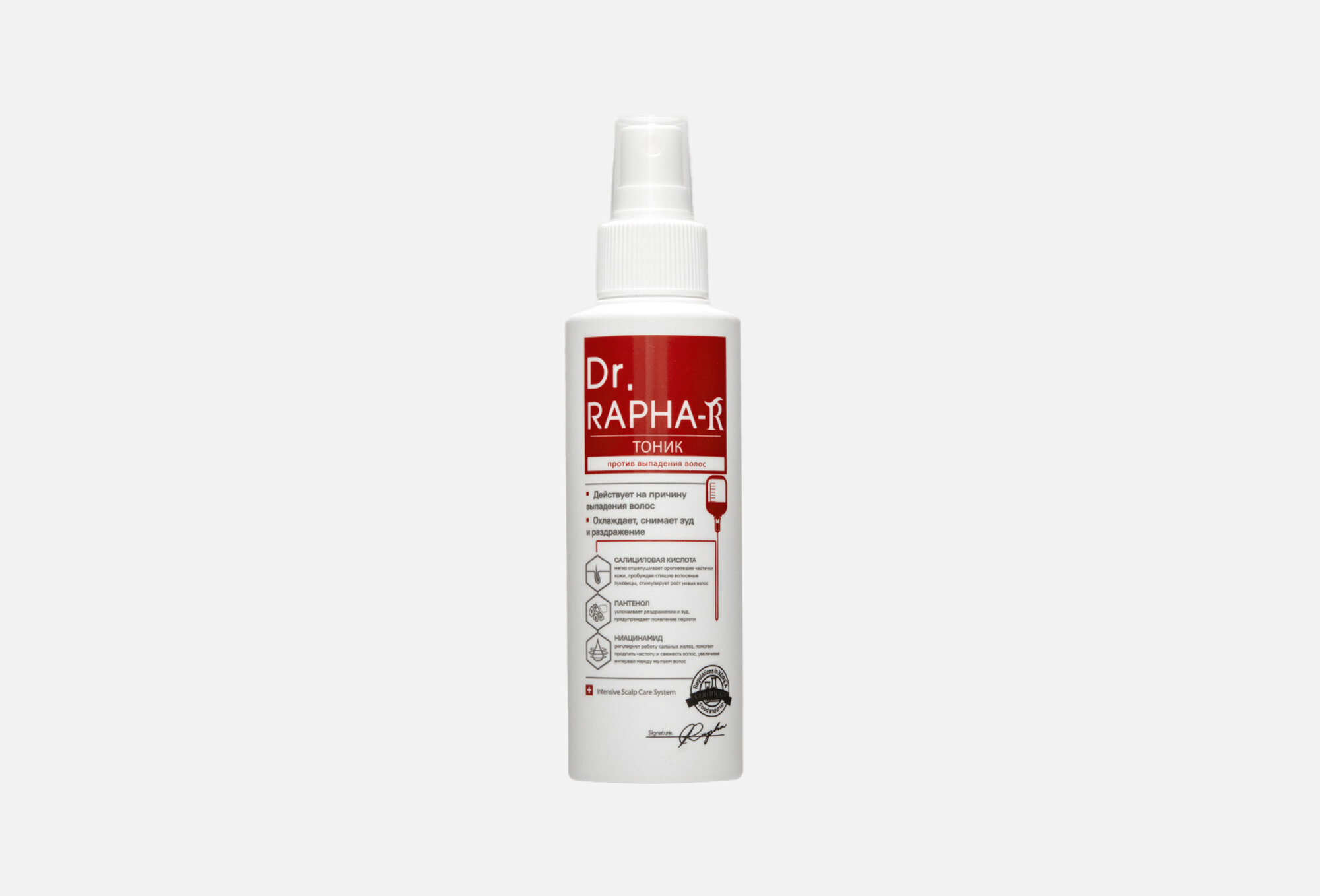Тоник для кожи головы против выпадения волос DR.RAPHA Intensive Scalp Tonic 150 мл