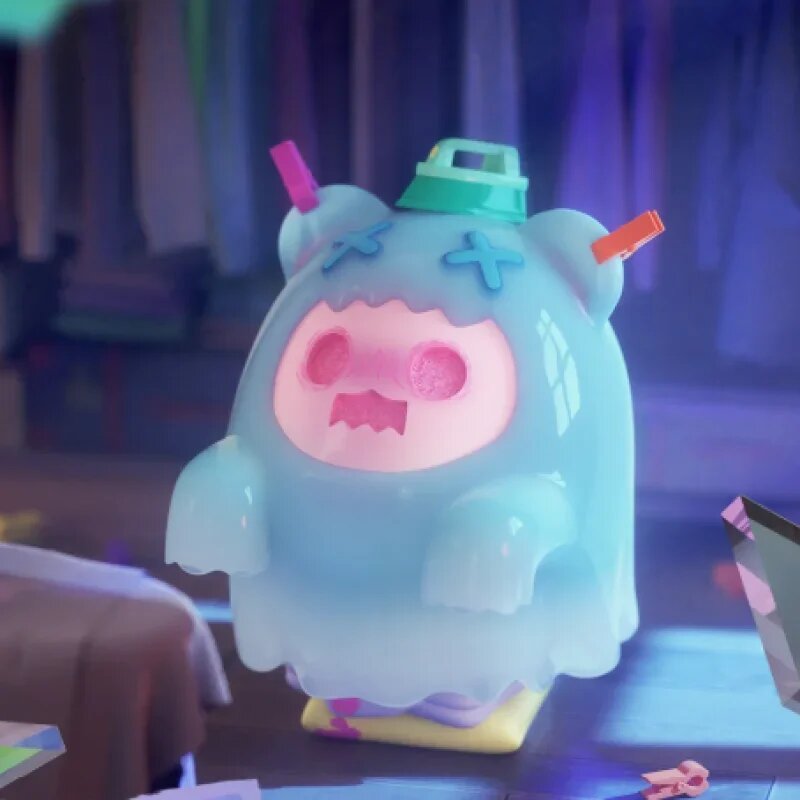 Фигурки-сюрприз ShinWoo Ghost Bear House LAUNDRY TIME