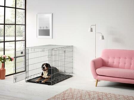 SAVIC DOG RESIDENCE 118 переноска-клетка серая