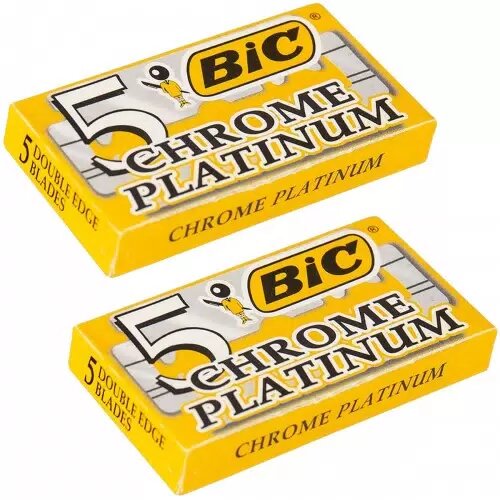Лезвия Bic Chrome Platinum для станка, 5 шт. в упаковке, 2 упак.
