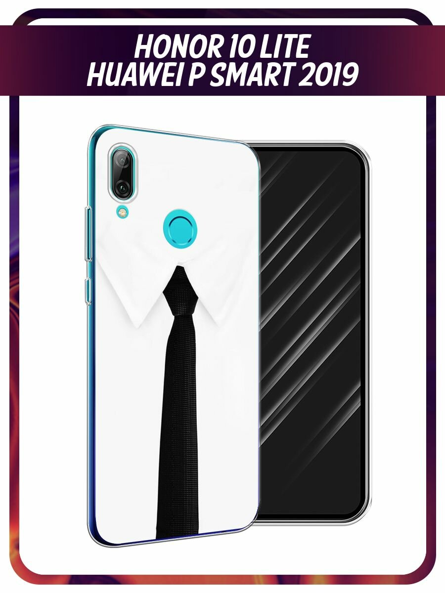 Чехол на Huawei P Smart 2019/Honor 10 Lite / Хуавей П Смарт 2019 с принтом "Галстук"