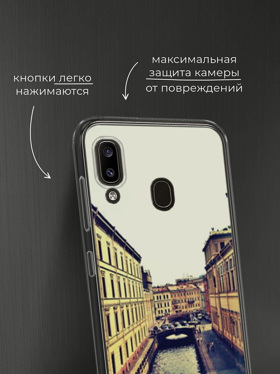 Чехол на Samsung Galaxy A30/A20 / Самсунг Галакси A30/A20 с принтом "Санкт-Петербург" — фото 1
