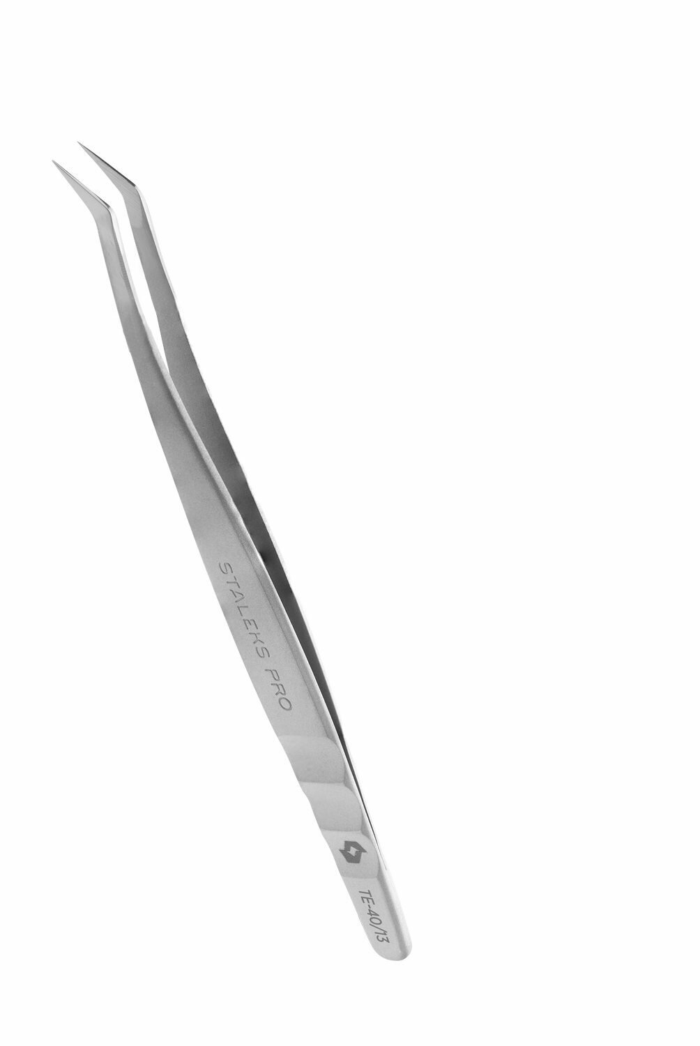 Пинцет Staleks TE-40/13 проф. для ресниц эксперт EXPERT 40 ТИП TYPE 13 ( L образный 40)