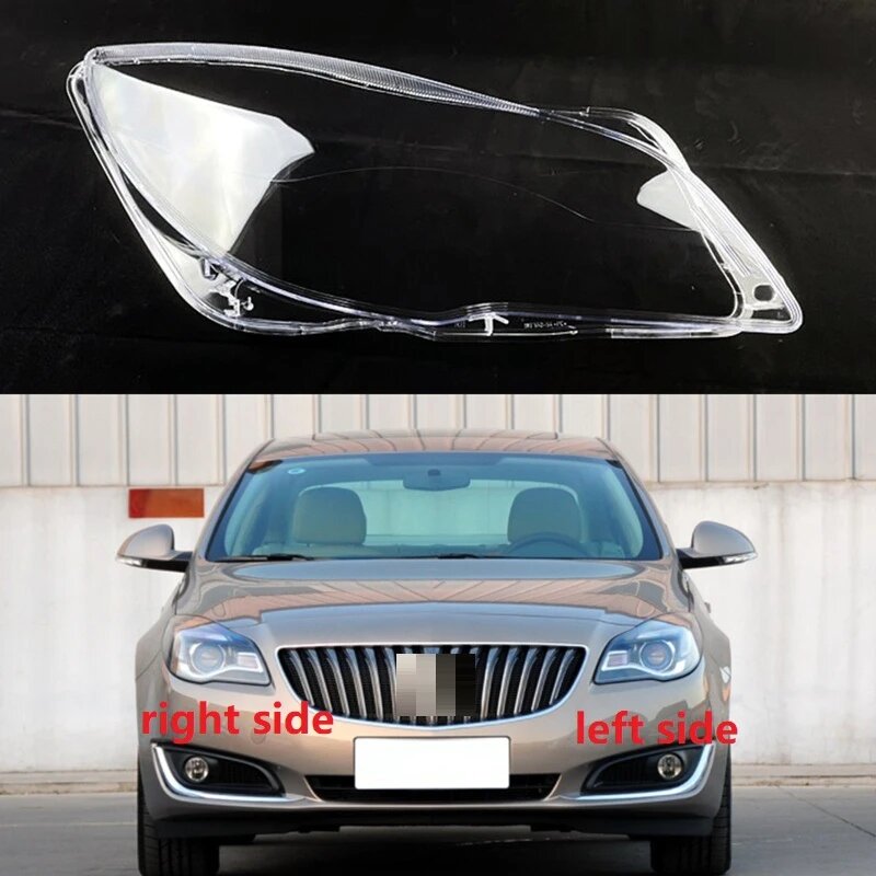 Для Buick Regal Opel Insignia 2014 2015 2016, корпус фары, абажур, прозрачная крышка объектива фары, стеклянный корпус лампы 2PCS left and right