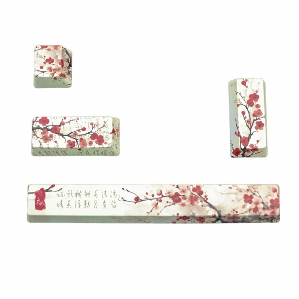 4PCS Толстые PBT Кейкапы Esc Enter 6.25u Spacebar, 07