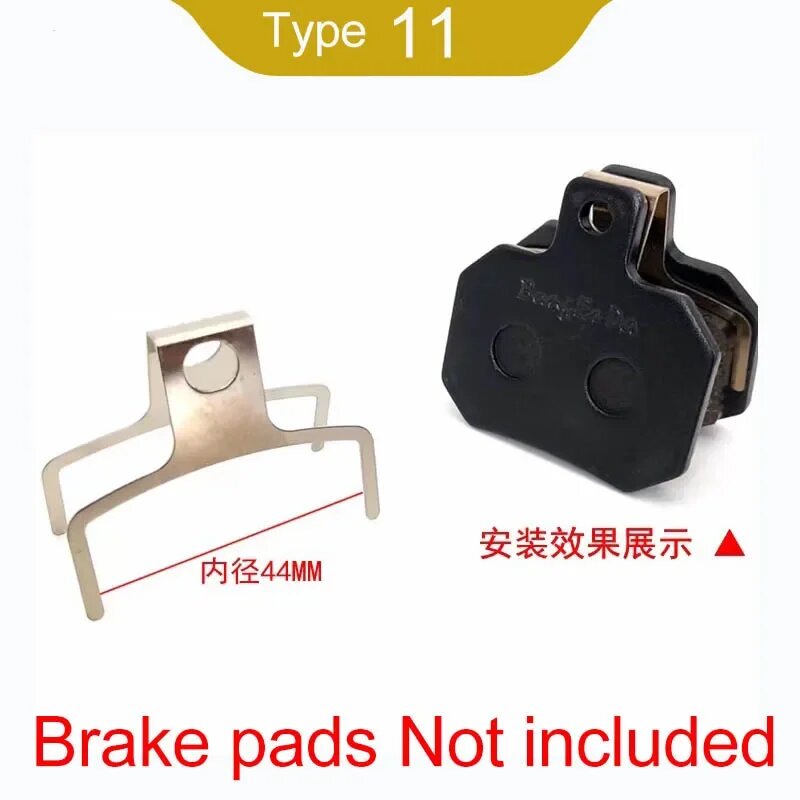 Суппорт дискового тормоза для мотоцикла, скутера, пружинная тормозная колодка, автоматический сепаратор, шрапнель для AB Piaggio SYM APRILIA Scarabeo Type 11