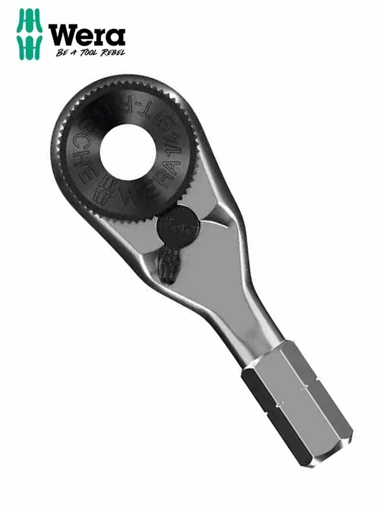 WERA 05003662001 8011 Трещотка Zyklop Mini 4 для бит, 1/4" Портативный Простота эксплуатации крепкий